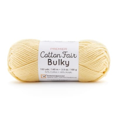 Premier® Cotton Fair® Bulky Solid Yarn | Michaels