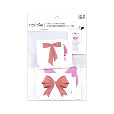 Bows Cold Transfer Stickers by Recollections™ | Michaels