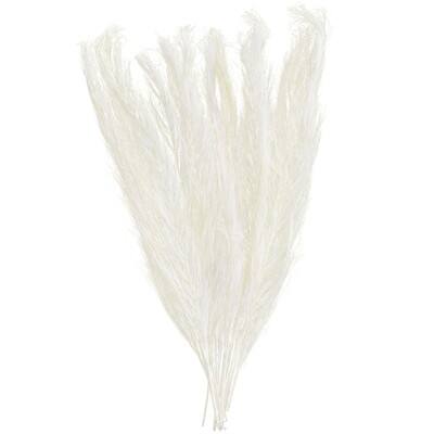 35" Natural Dried Palm Leaf Bundle with Feather-Inspired Stems, Color ...