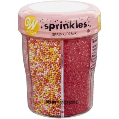 Wilton® Primary Pinks 6-Cell Sprinkle Mix | Michaels