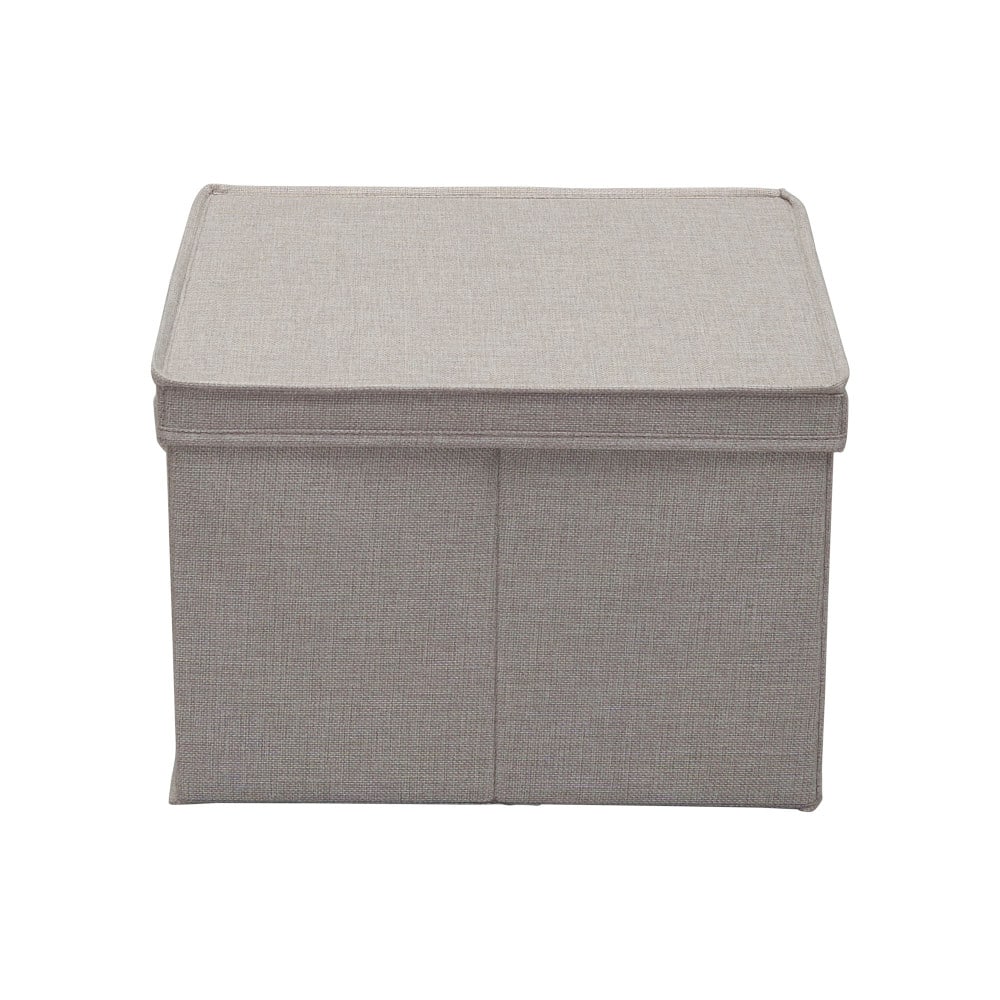 Household Essentials Canvas Storage Boxes with Lids, 2ct. | Michaels