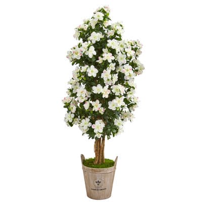 5ft. Azalea Tree in Farmhouse Planter | Michaels