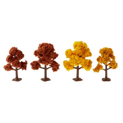 Buy in Bulk - 12 Packs: 4 ct. (48 total) Mini Autumn Trees by Make ...