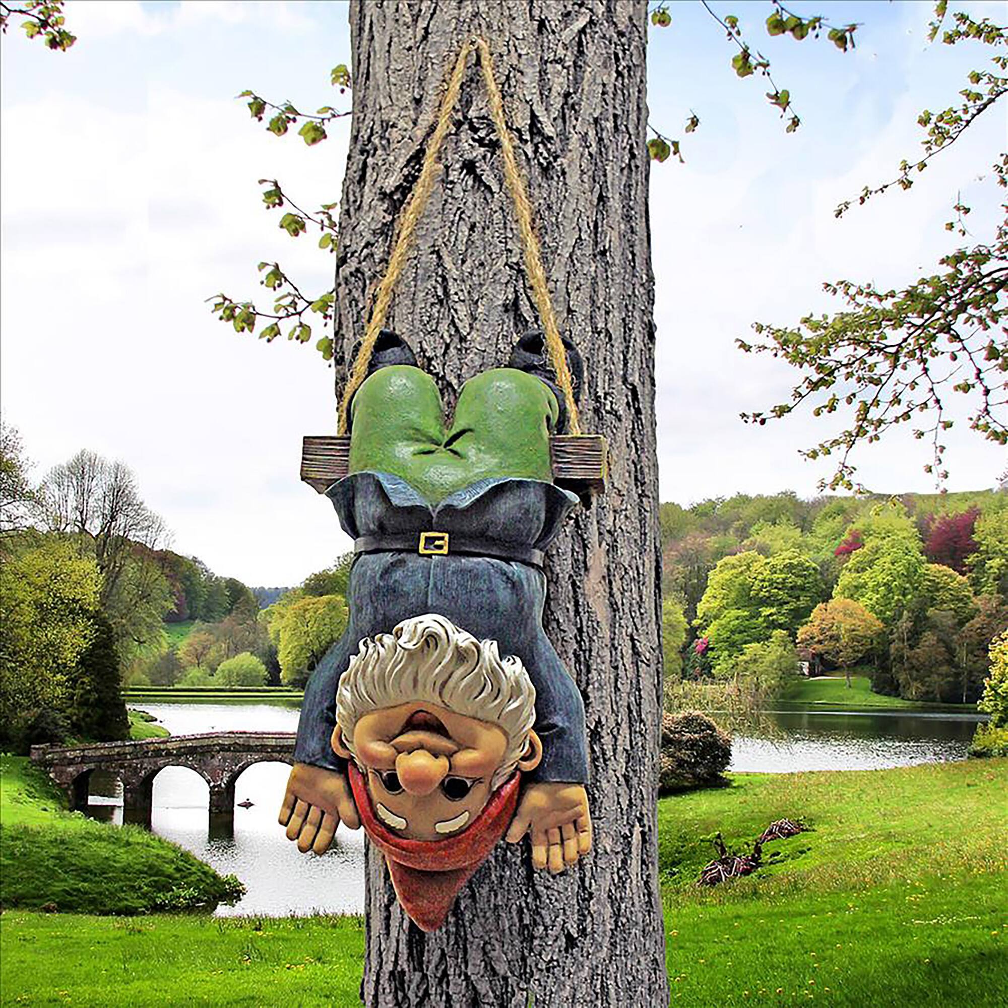 Design Toscano 11" Alfie the Acrobat: Swinging Gnome Statue | Michaels