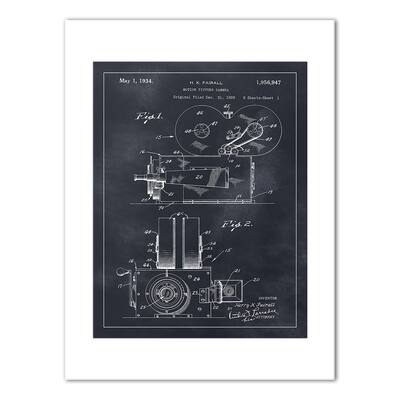 Motion Picture Camera Patent 12" x 16" Canvas Wall Art | Michaels