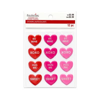 Puffy Heart Stickers by Recollections™ | Michaels