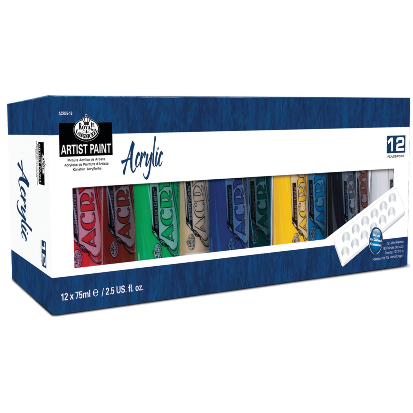 Royal & Langnickel® Artist Paint 12 Color Acrylic Set | Michaels