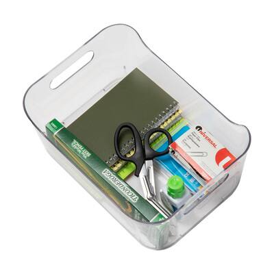 Mind Reader Clear Desk & Office Supplies Organizer, 8ct. | Michaels