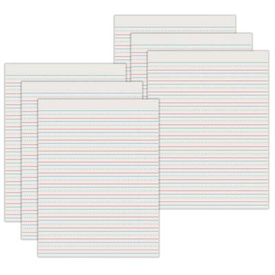 Pacon® 8.5" x 11" Skip-A-Line Short Ruled Newsprint Handwriting Paper ...