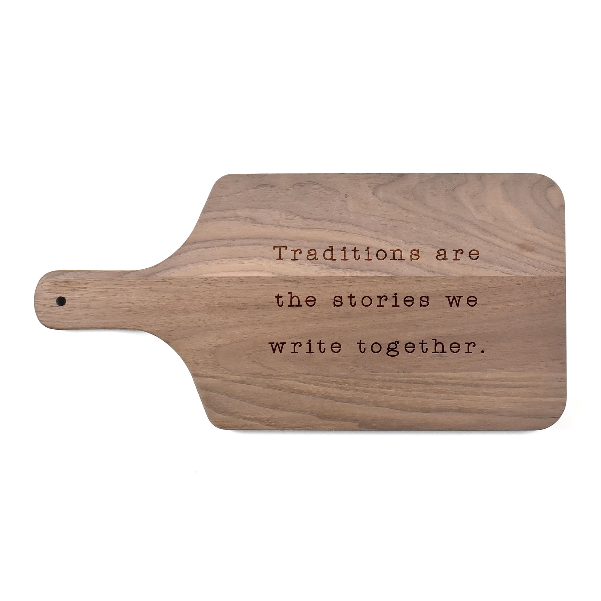 17" Traditions Together Walnut Paddle Cutting Board | Michaels