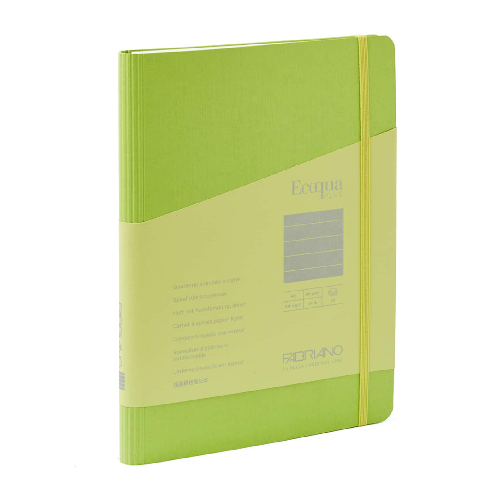 Fabriano® EcoQua Plus A5 Lined Hidden Spiral-Bound Notebook | Michaels