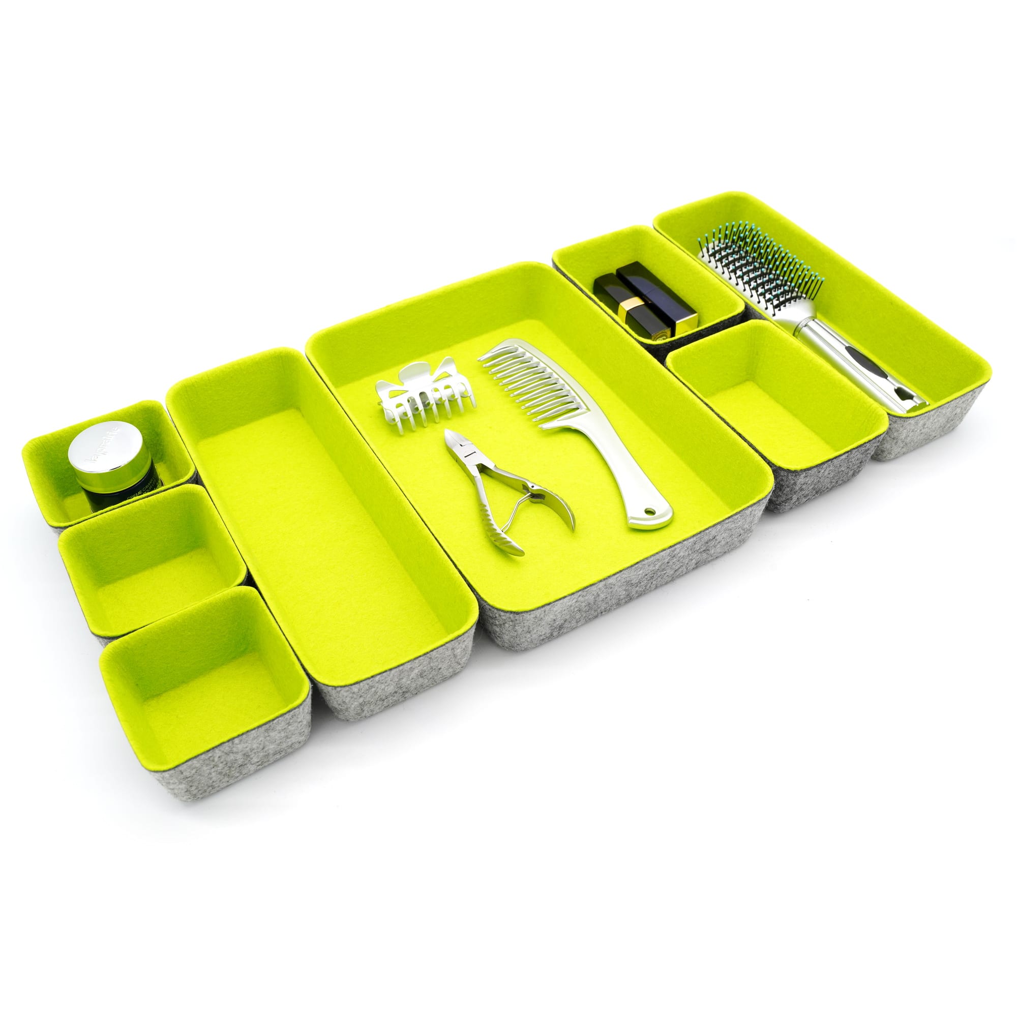 Welaxy Felt 8 Piece Drawer Organizer Tray Set | Michaels