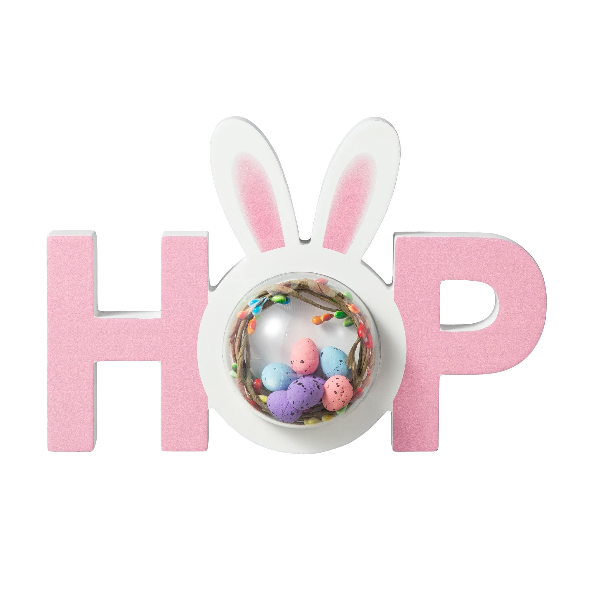 Glitzhome® 10" Easter Wooden Hop Table Décor | Michaels