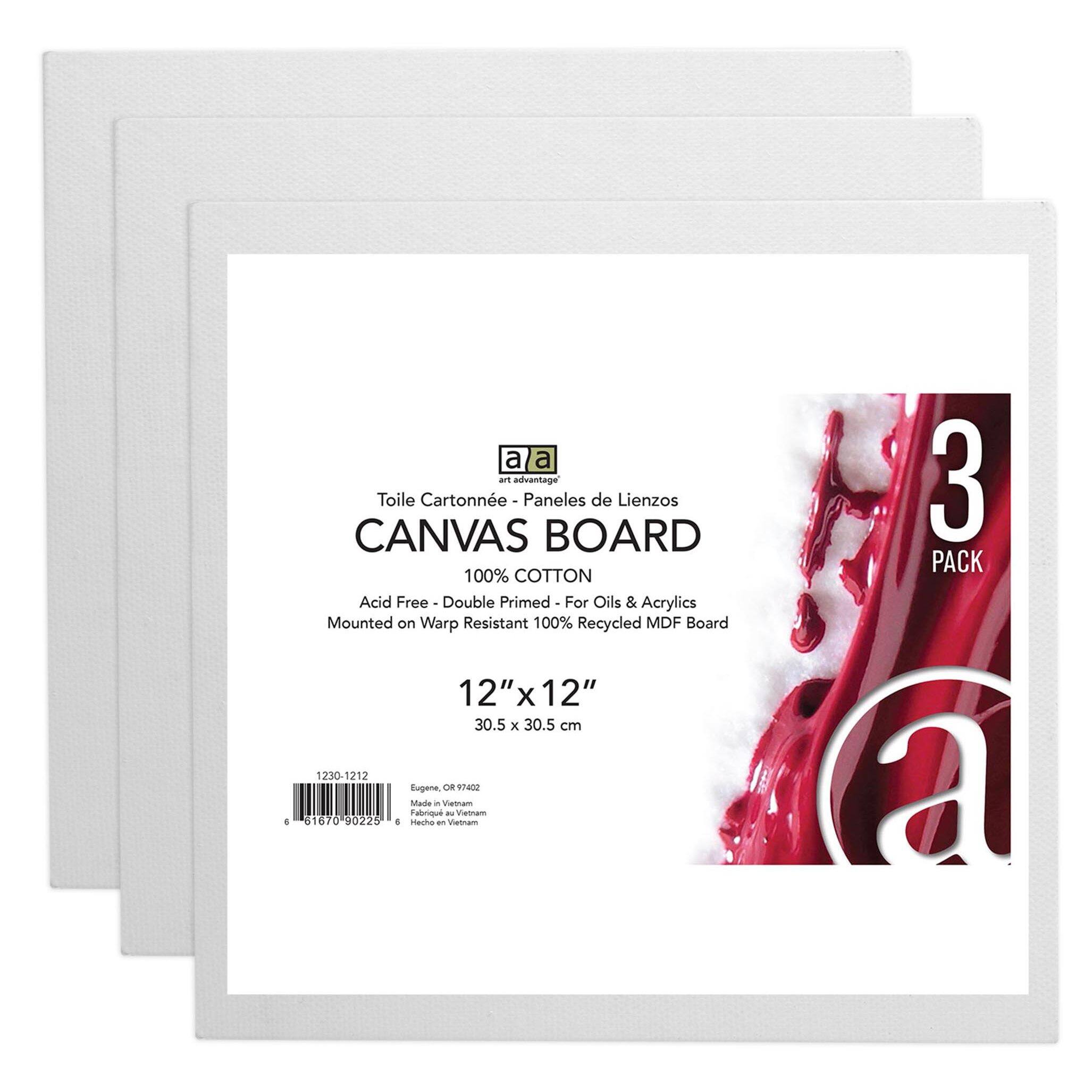 Art Advantage® 3 Pack Canvas Board | Canvas Panels | Michaels