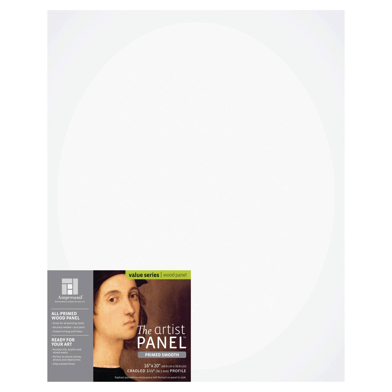 Ampersand™ The Artist Panels™ Primed Smooth Cradled 1.5" Wood Panel | Michaels