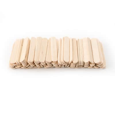 Buy in Bulk - 12 Packs: 100 ct. (1,200 total) 2.5" Wood Craft Sticks by ...