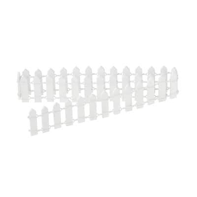Buy in Bulk - 12 Pack: Mini White Wooden Fence by Make Market® | Michaels