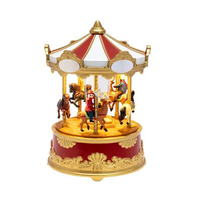 5.75" Animated & Musical Carousel | Michaels