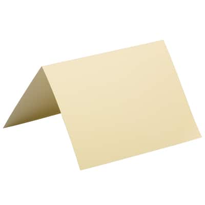 JAM Paper A7 Strathmore Ivory Wove Fold Over Cards | Michaels