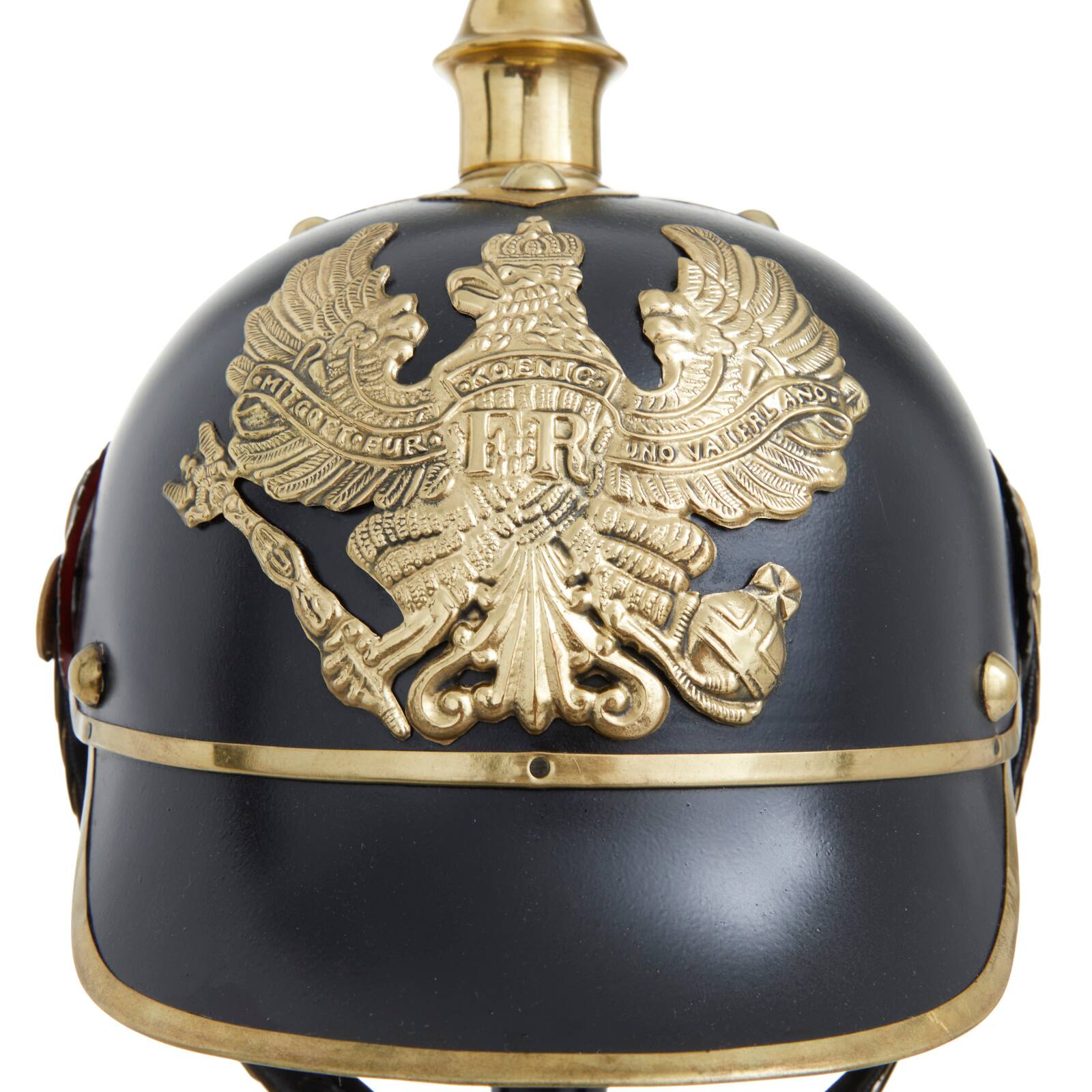 Black Metal Vintage Helmet, 20" x 9" x 12" | Michaels