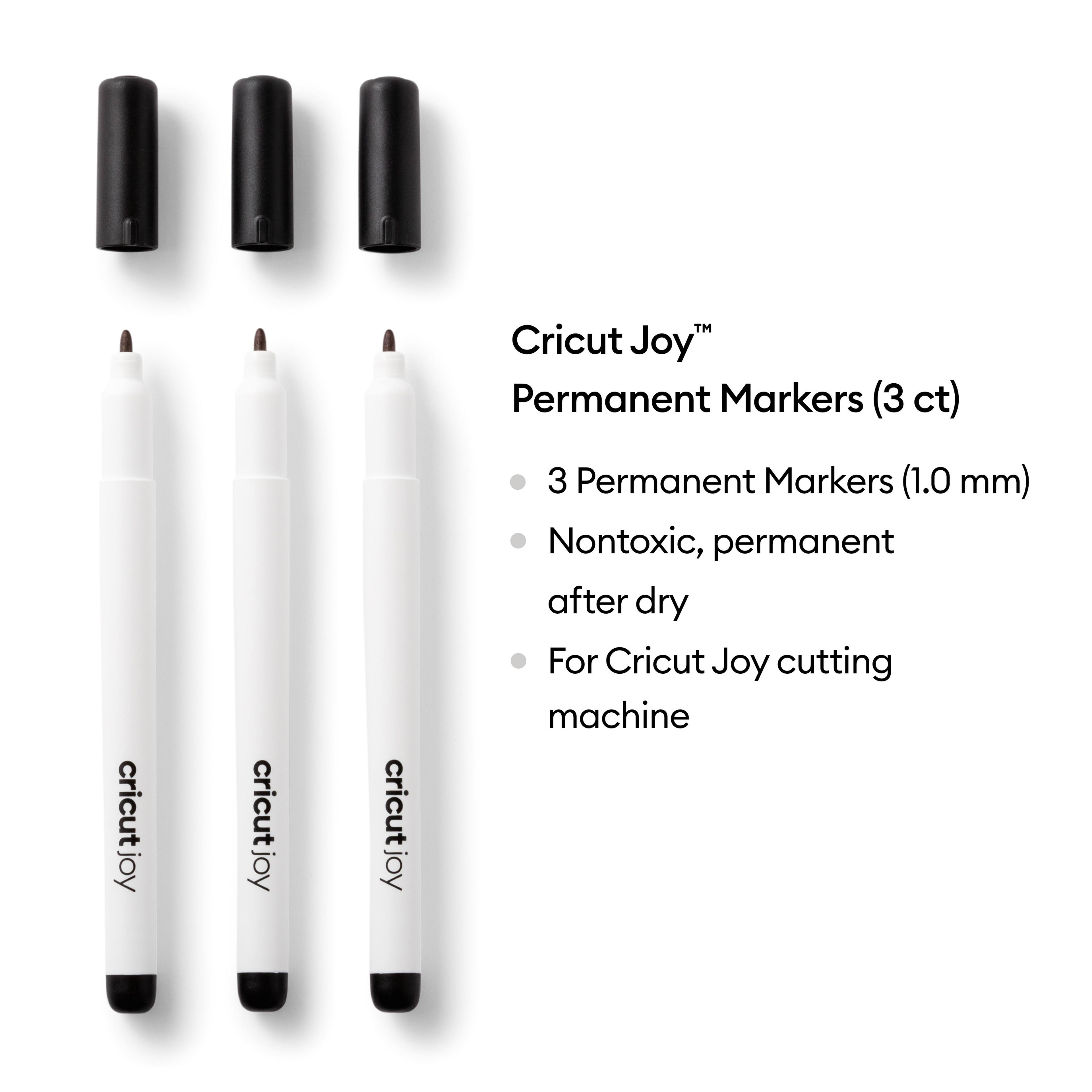Cricut Joy™ Black Permanent Marker Set | Michaels