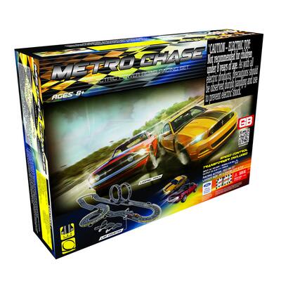 Golden Bright Metro Chase Electric Powered Ford Road Racing Play Set ...