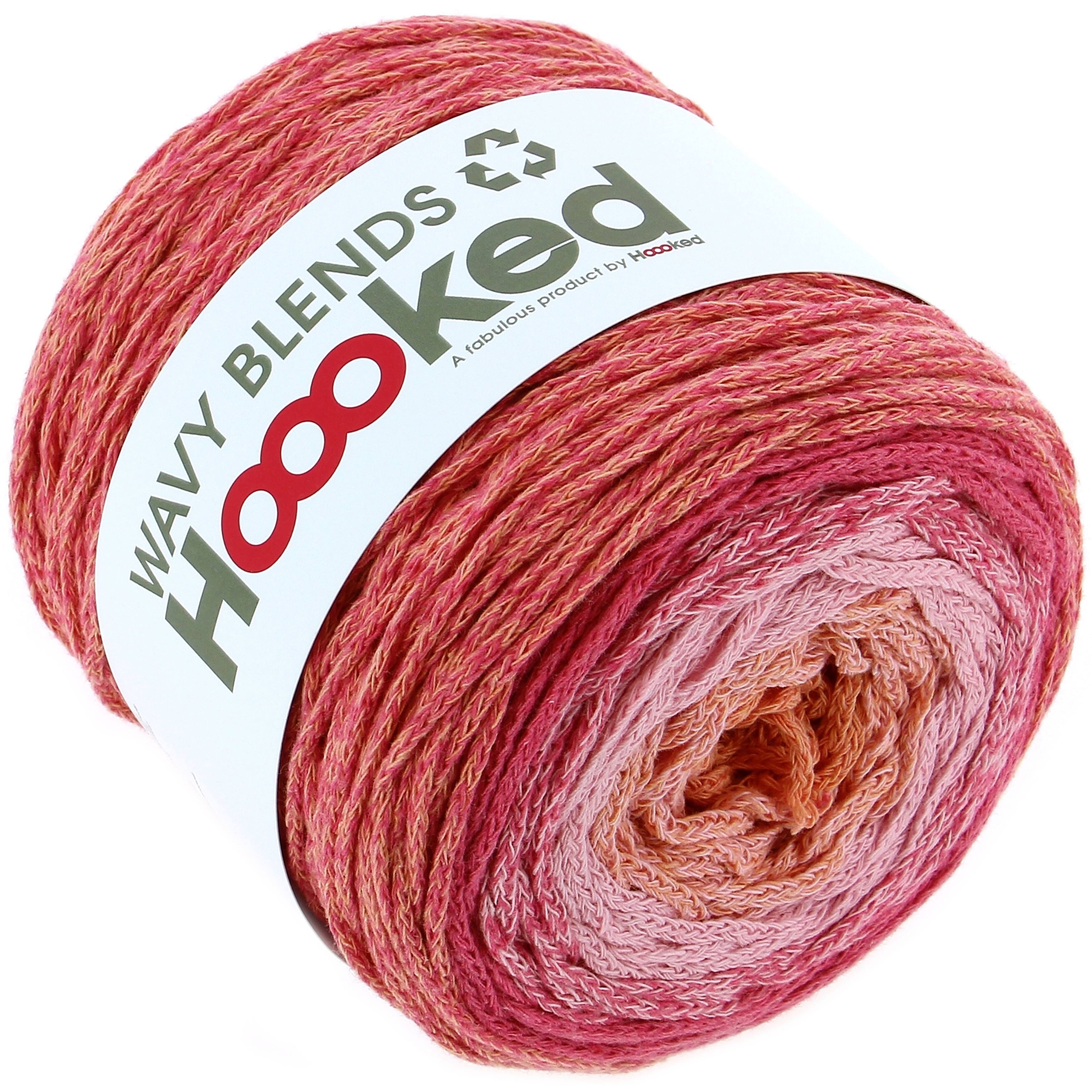 Hoooked Wavy Blends Recycled Cotton Yarn | Eco & Natural Blend Yarn ...