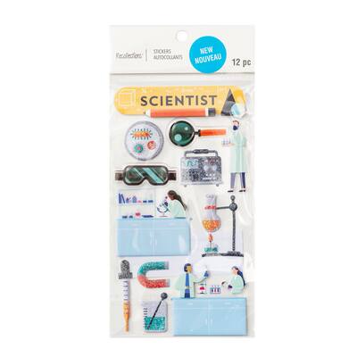 Scientist Dimensional Stickers by Recollections™ | Michaels