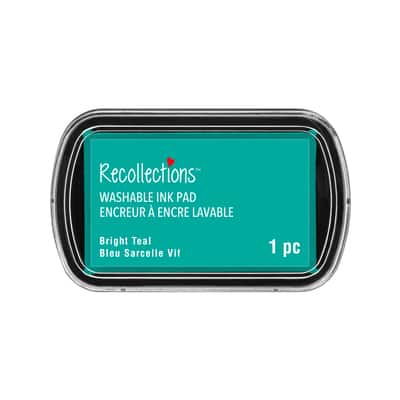 Washable Ink Pad by Recollections™, Color: Bright Teal | Michaels
