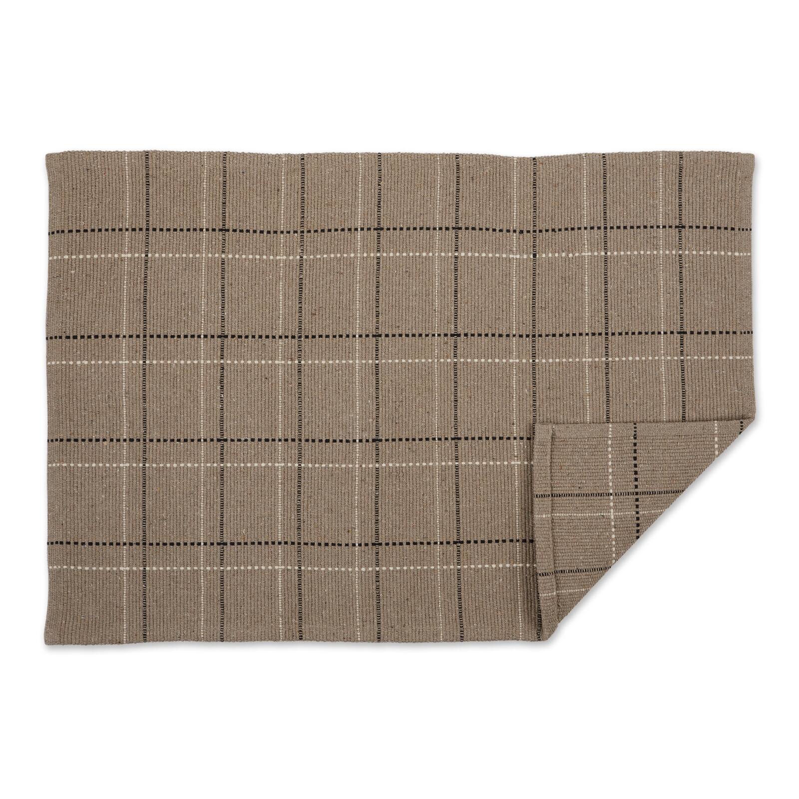 DII® Stone Variegated Plaid Recycled Yarn Rug Set, 2ft. x 3ft. | Michaels