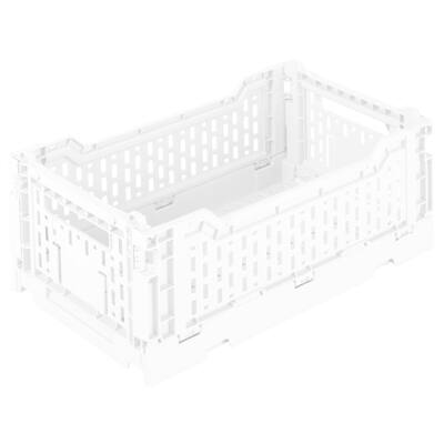 Simplify Collapsible Storage Crate, Size: 4 l, Color: White | Michaels