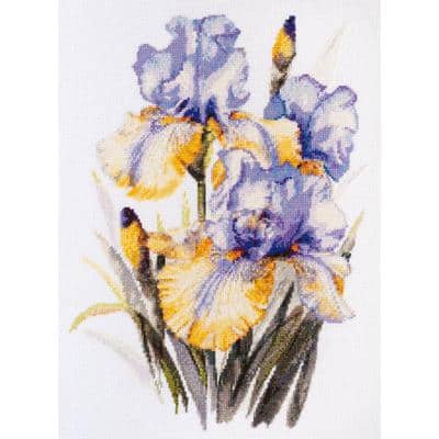 Abris Art Irises Cross Stitch Kit | Michaels