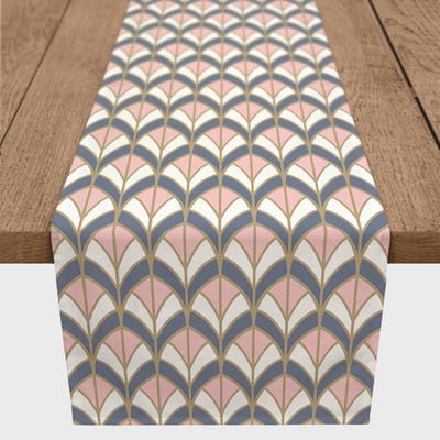Art Deco Bright 16" x 72" Poly Twill Table Runner | Michaels