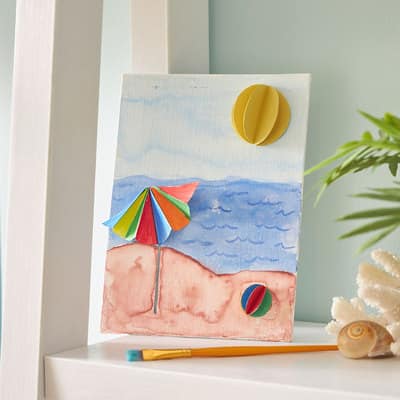 Dimensional Beach Scene Artwork | Projects | Michaels