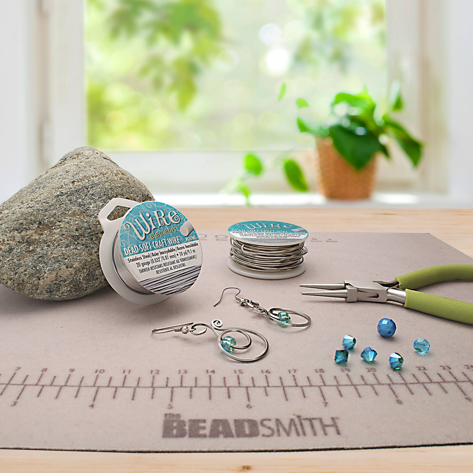 The Beadsmith® Wire Elements™ 18 Gauge Tarnish Resistant Round Soft ...