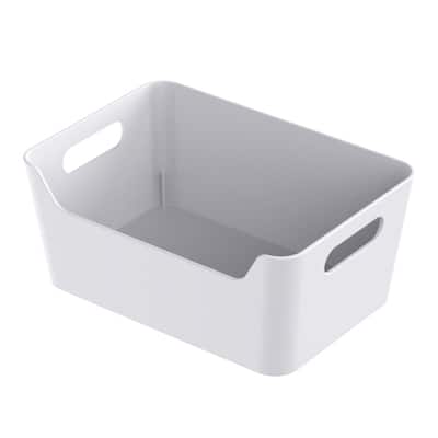 Medium White Open Storage Bin by Simply Tidy® | Michaels