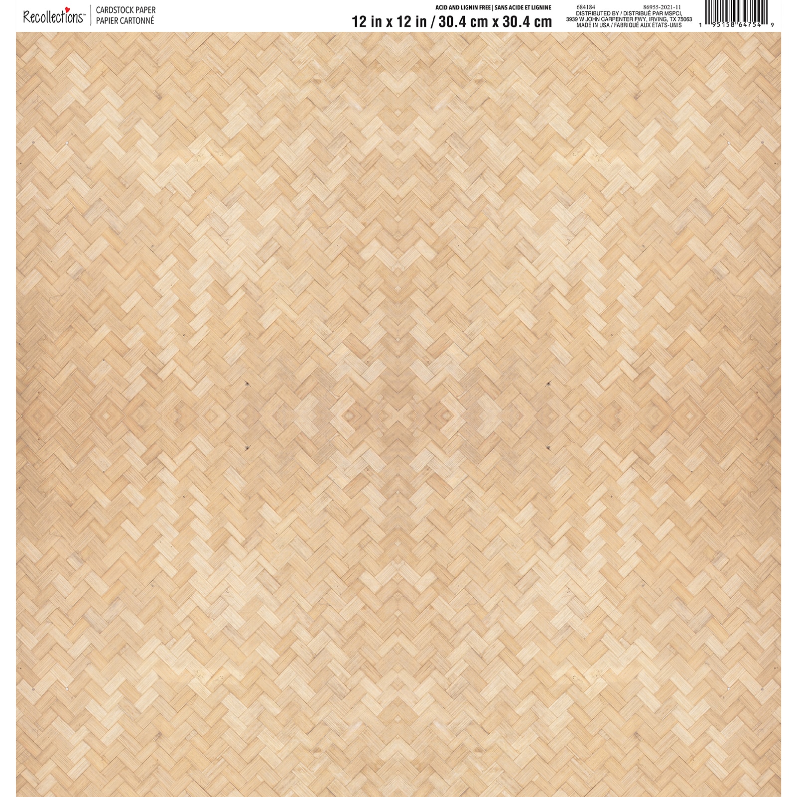 Tan Woven Paper by Recollections™, 12" x 12" | Michaels