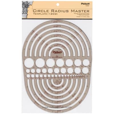 Pickett® Circle Radius Master Inking Template | Michaels