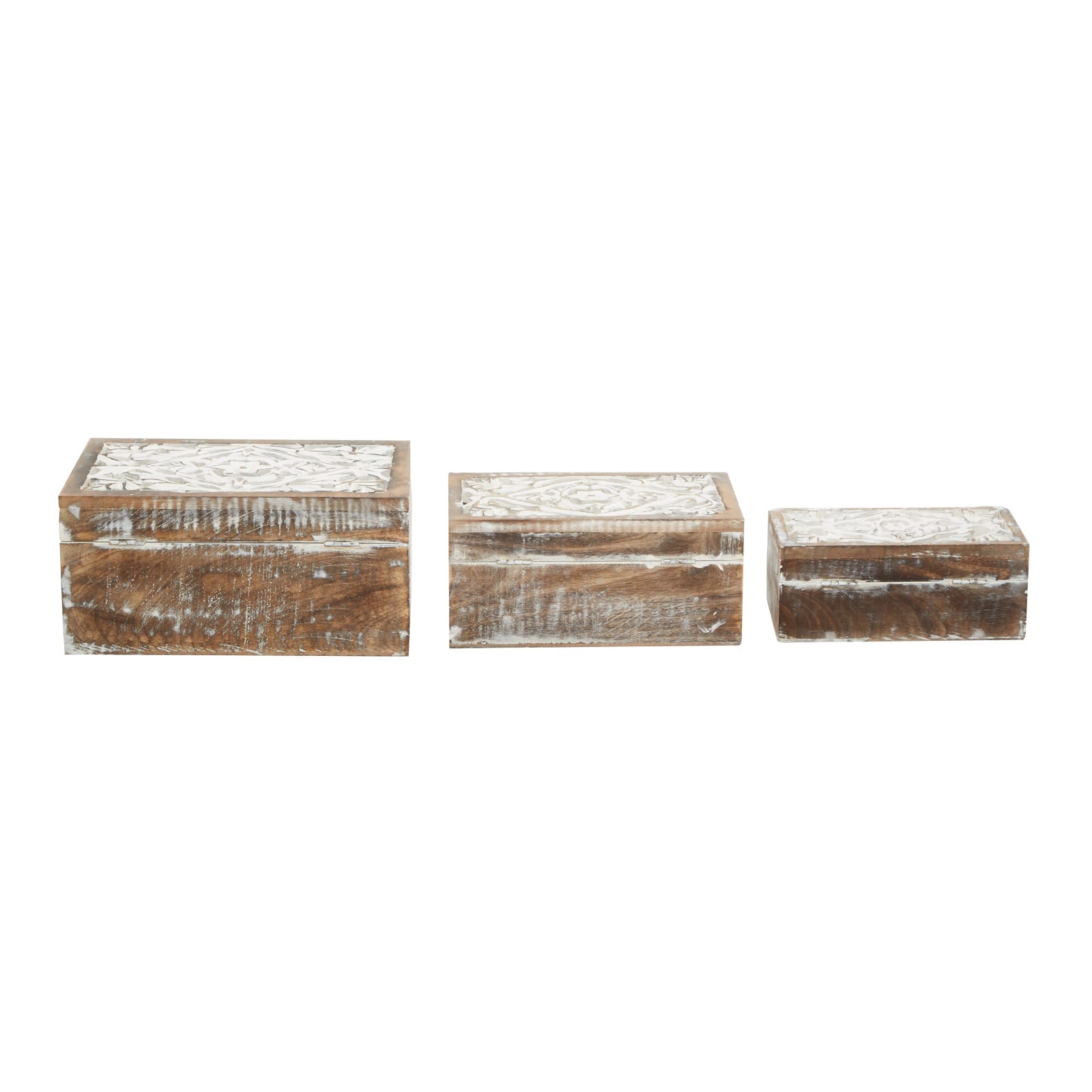 Brown Mango Wood Country Cottage Box Set | Michaels