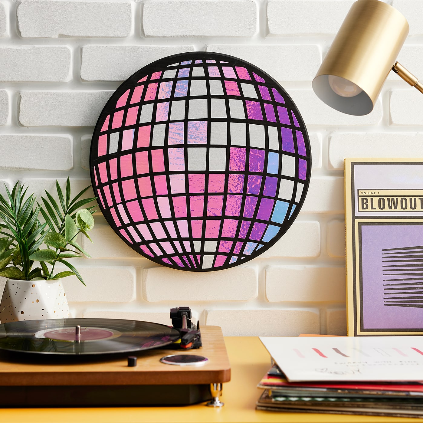 Holographic Disco Ball Plaque | Projects | Michaels