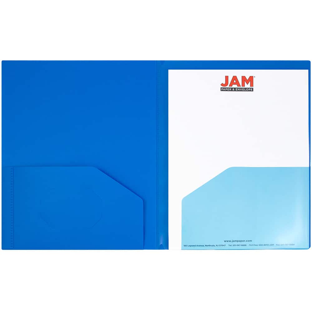 JAM Paper Heavy Duty Plastic 4-Pocket Folder, 2ct. | Michaels
