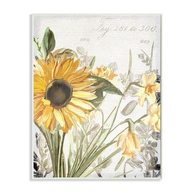 Stupell Industries Soft Sunflower Floral Wall Art | Michaels