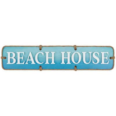 Blue Beach House Wooden Wall Sign Décor | Michaels