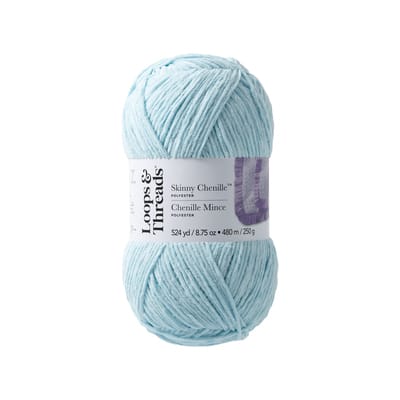 Skinny Chenille™ Yarn by Loops & Threads® | Michaels