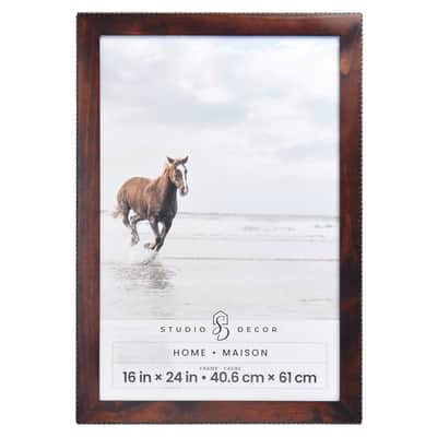 Home Brown with Beaded Edge Wood Wall Frame by Studio Décor® | Michaels