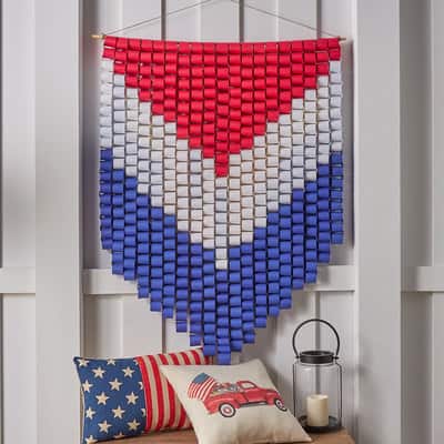 RWB Paper Chain Flag | Projects | Michaels