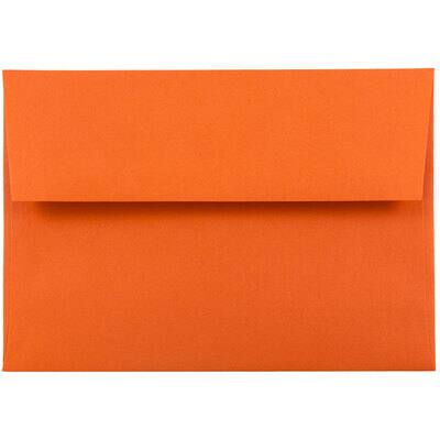 JAM Paper A6 Colored Invitation Envelopes, 50ct., Color: Orange | Michaels