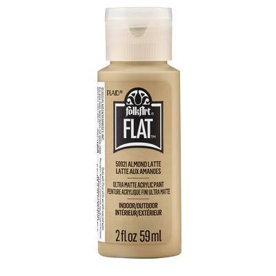 FolkArt® Flat™ Acrylic Paint, Color: 50921 Almond Latte | Michaels