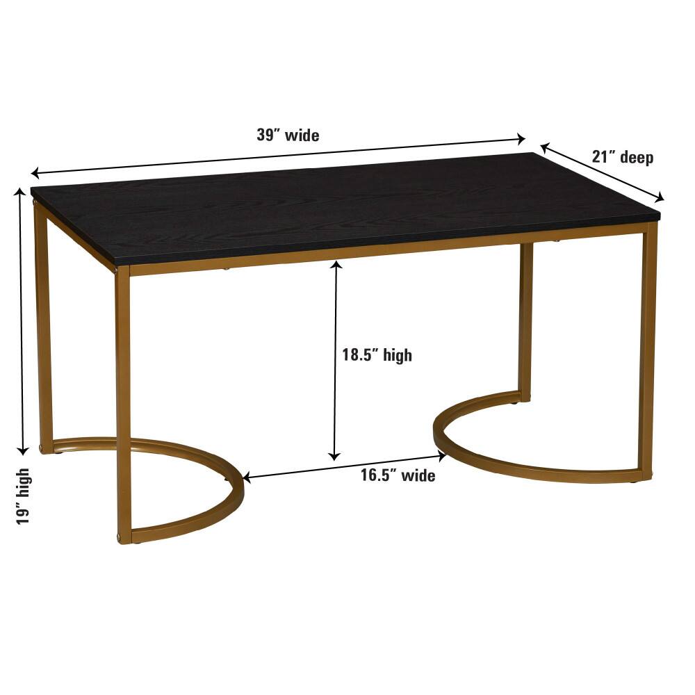 Household Essentials 39" Half Moon Rectangular Coffee Table | Michaels