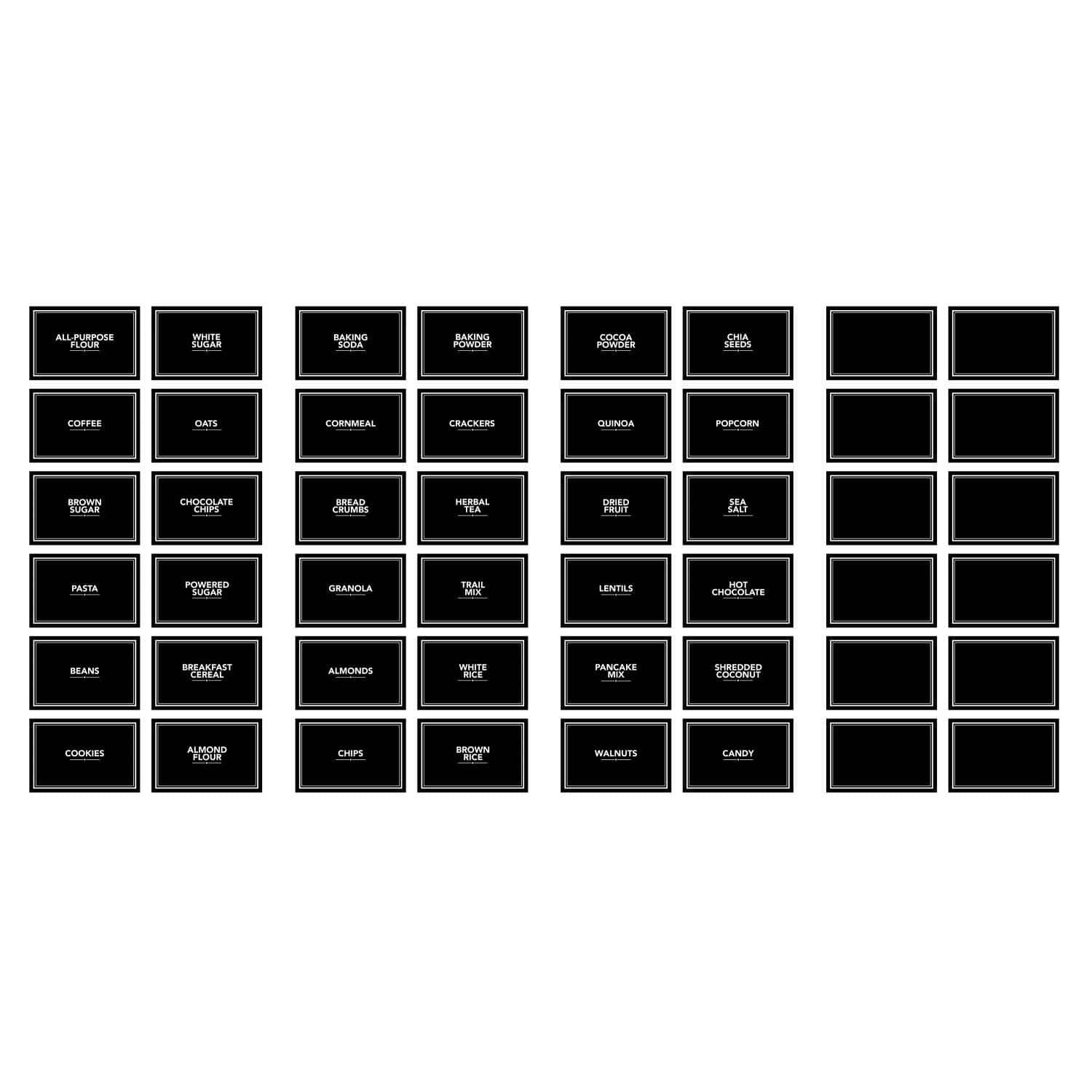 RoomMates Chalk Pantry Labels Peel & Stick Wall Decals | Michaels